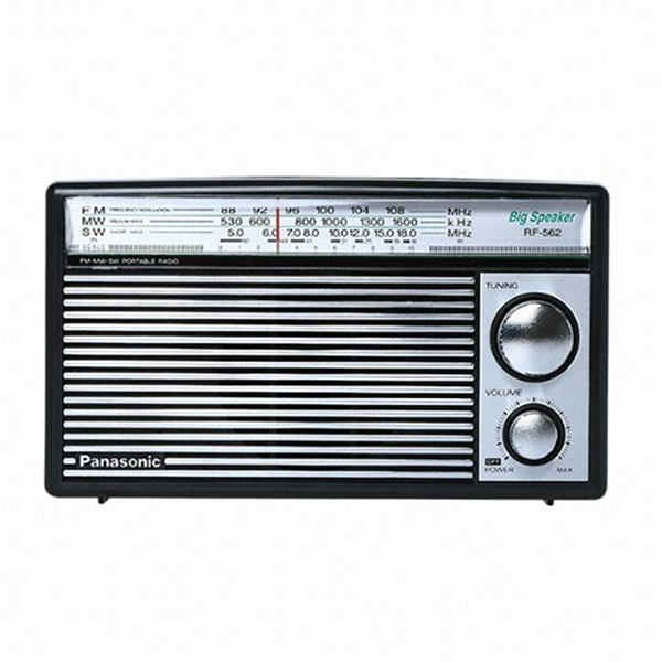 Panasonic FM MW SW Portable Radio with Big Speaker RF-562DD