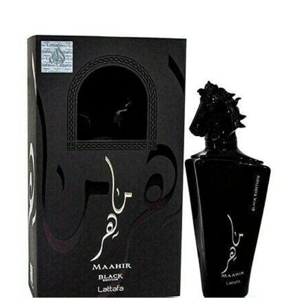 Lattafa Maahir Black Edition EDP 100ml 6291108730362 Bold Oriental Scent